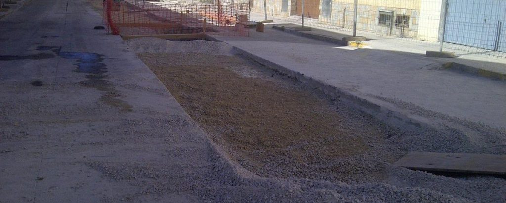 Storm water system on a road in southern Elche - Esclapés e Hijos, S.L.
